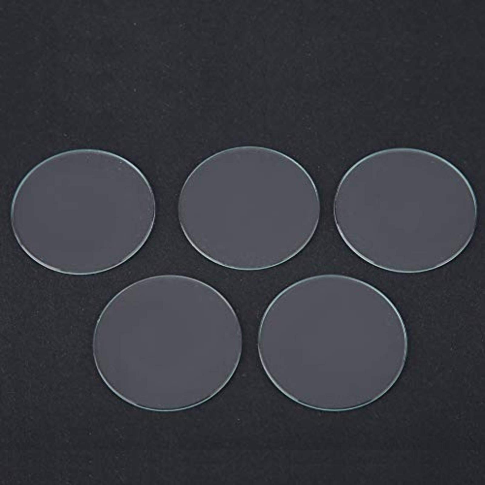 5PCS 37/38/39MM Round Flat Watch Crystal Lens Glass Replacement Parts ...