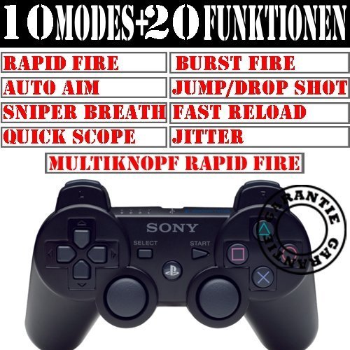 PS3 RAPID FIRE CONTROLLER : Drop Shot, Quickscope, Auto Aim, U.V.M ...