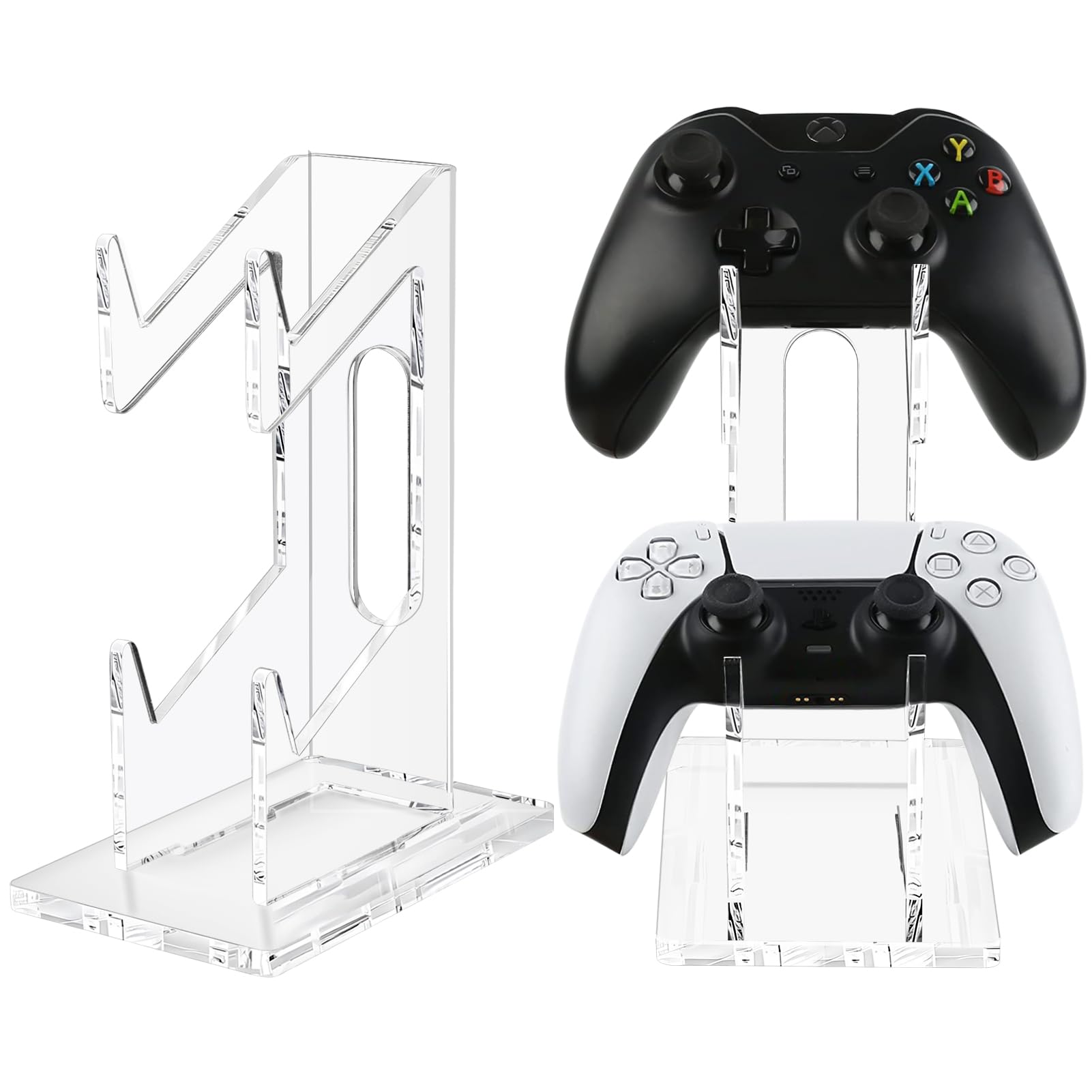 Amazon.com: ZenTiky Universal Game Controller Holder - 2 Tiers Dual ...