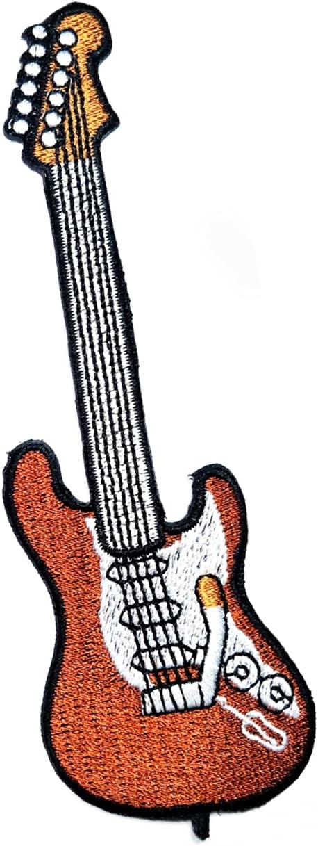 Amazon.com: Fender Stratocaster - Guitar - Embroidered Iron/Sew On Patch