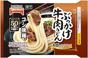 Amazon.co.jp: [冷凍] テーブルマーク お皿がいらない ぶっかけ牛肉うどん 288g×12袋 : 食品・飲料・お酒