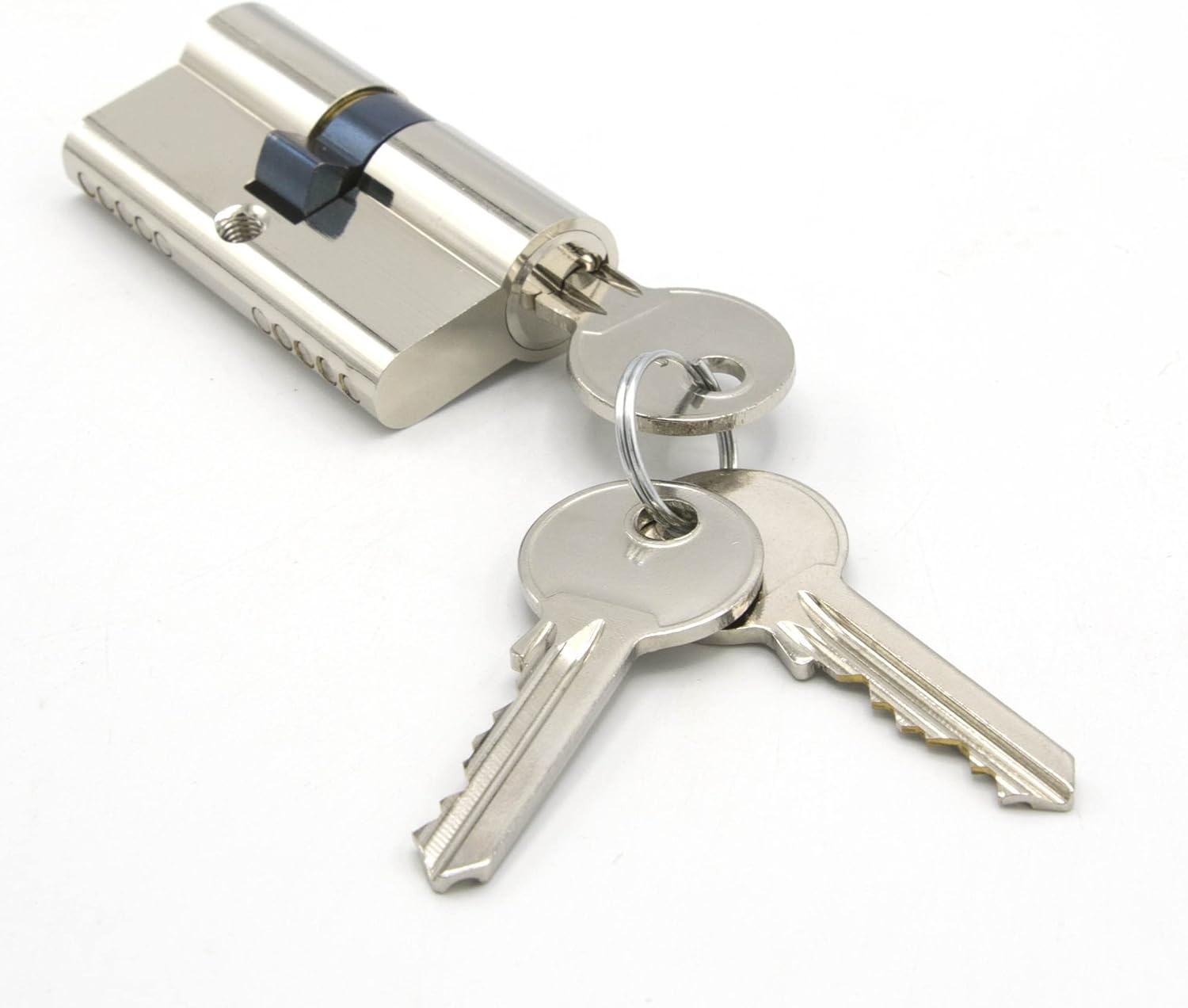 Euro Barrel Door Lock with 3 Keys 70mm 35/35 Euro Double Cylinder Anti ...