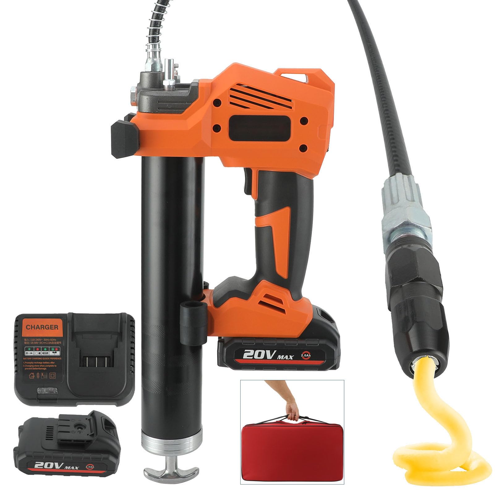 Buy MFYDPP Cordless Grease ,500cc Electric Grease Machine,80CM High ...