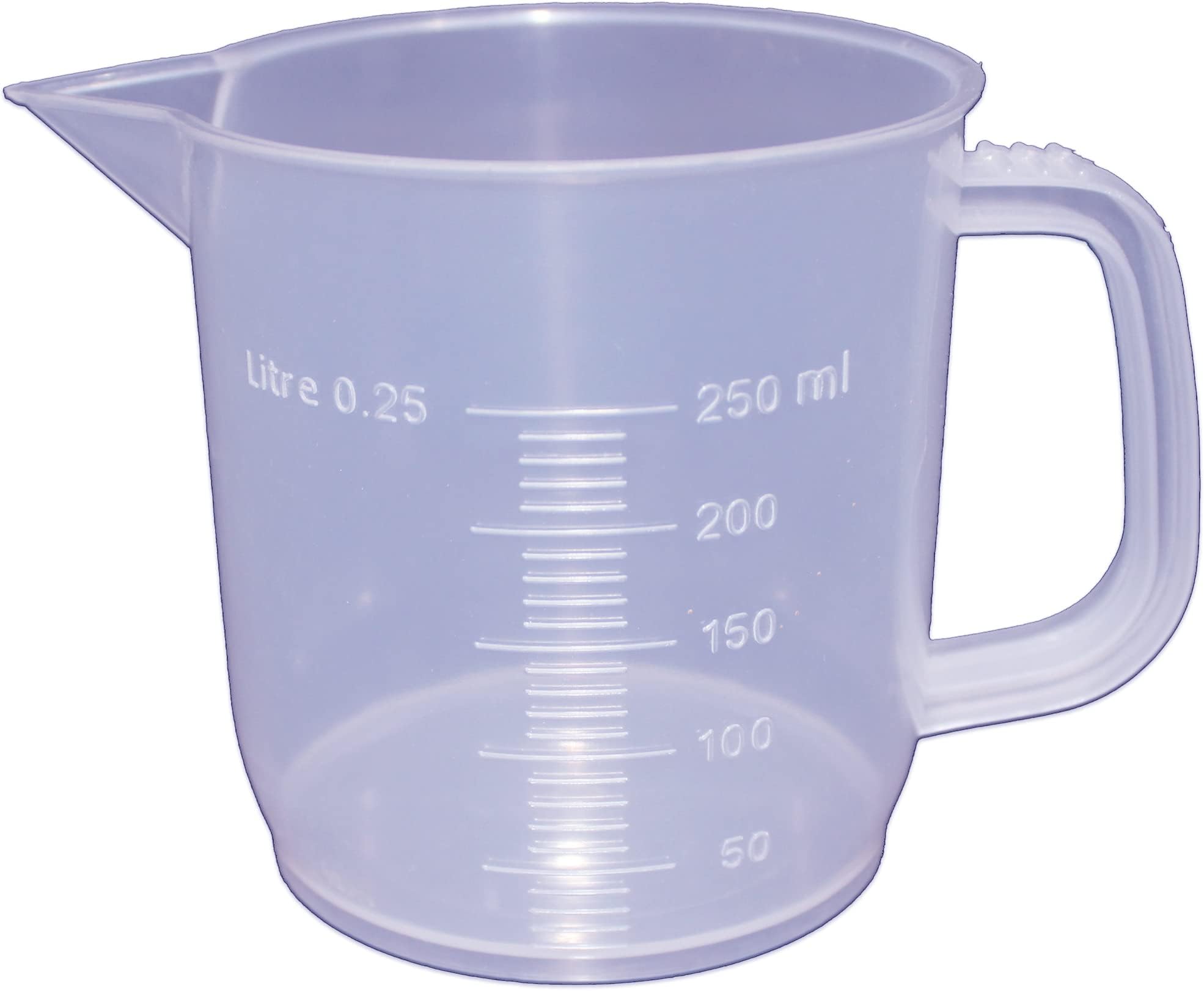 AANIJ® Plastic Transparent Measuring Mug 250 ml for Kitchen Cooking Jug ...