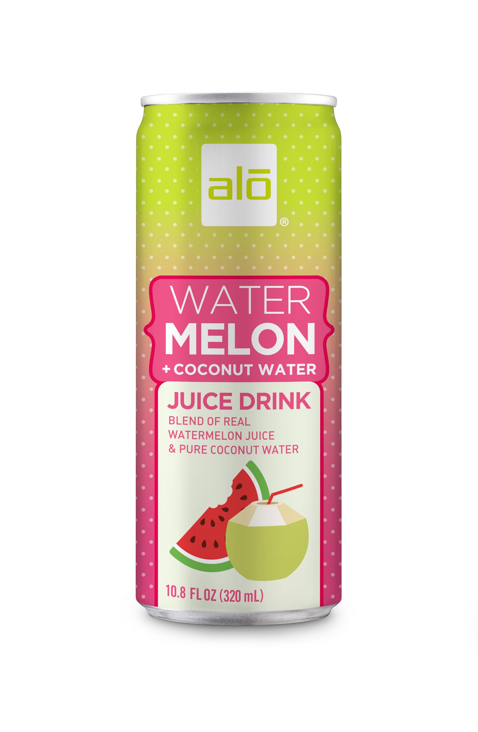 Amazon.com : ALO Slim Can Juice | 80% Watermelon Juice + 20% Coconut ...