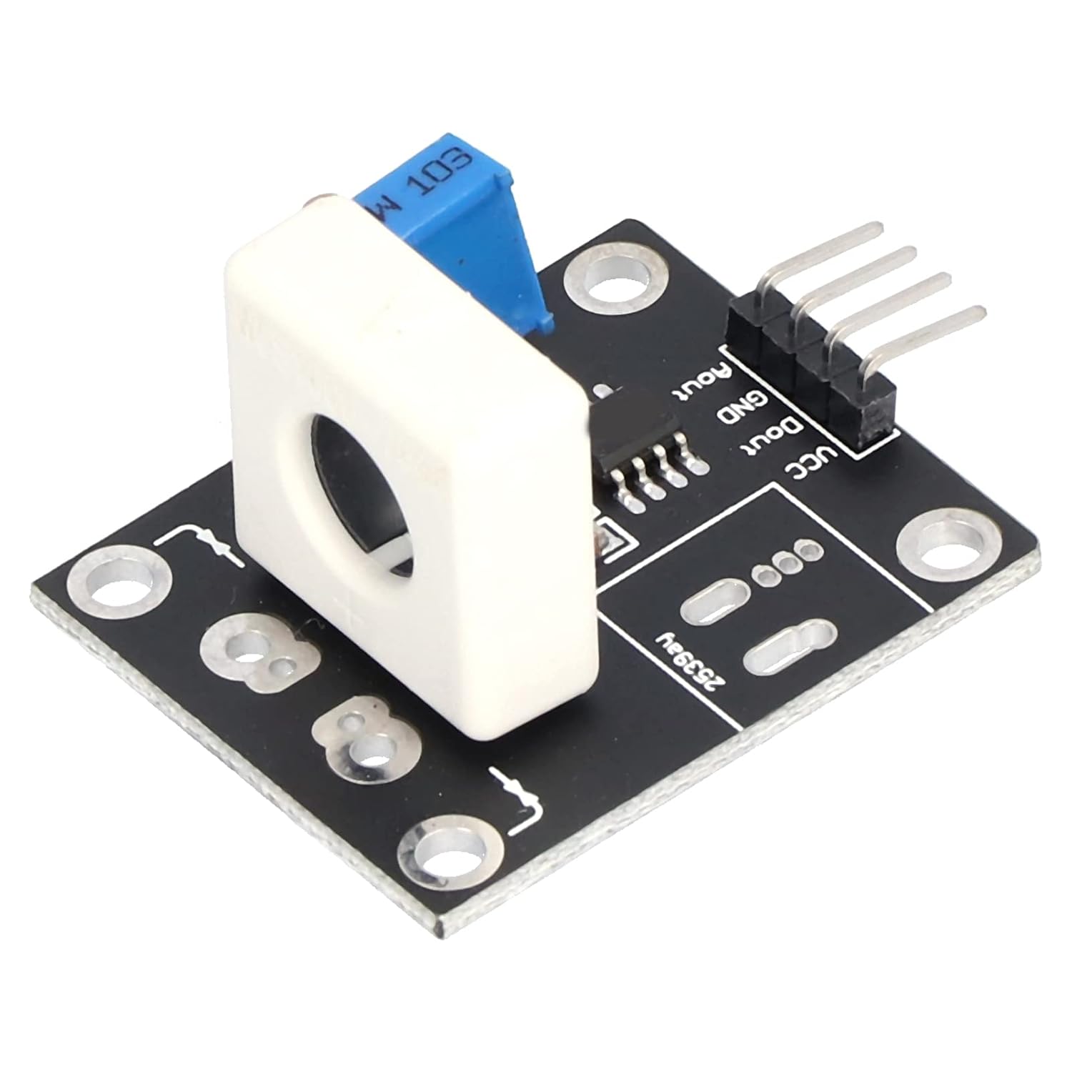 WCS1700 Hall Current Sensor Modules, DC 5V 70A Amp Current Sensor, Hall ...