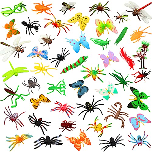 Jumbo Insects 7 pc Toy Giant Plastic Bugs Set - Educational Toys Planet