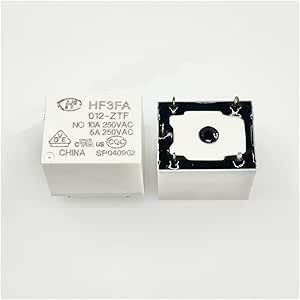 Amazon.com: COJIC 5PCS Relay HF3FA-012-ZTF HF3FA-024-ZTF 5PIN DC 12V 24V 10A 250VAC Power Relay ...