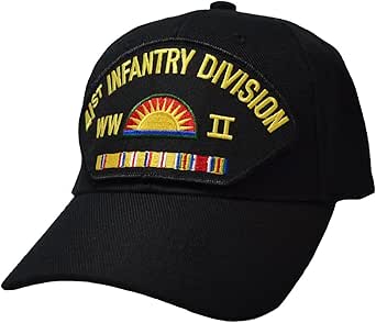 Amazon.com: 41st Infantry Division World War II Cap Black: Clothing ...
