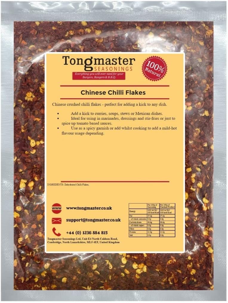 Chinese Dried Chilli Flakes - 1kg : Amazon.co.uk: Grocery