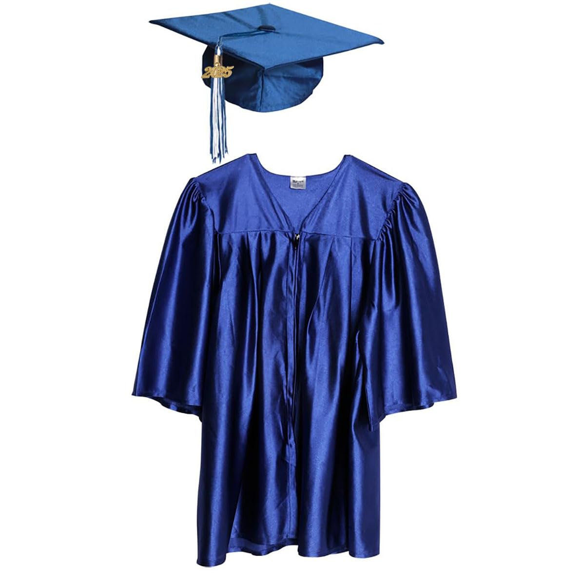 Snapklik.com : Happy Graduates Small Blue Shiny Child Graduation Cap