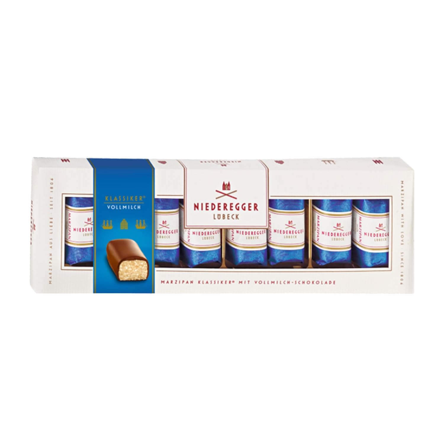 Amazon.com : Niederegger Classic Marzipans Covered in Smooth Milk ...