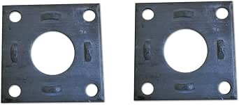 Amazon.com: 2-2000# Trailer Axle Brake Backing Plate Mount Flange 1.64 ...