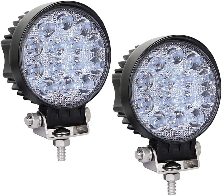 Snapklik.com : 42W Led Round Light, 45Inch Led Light Pods,12V 24V Spot ...