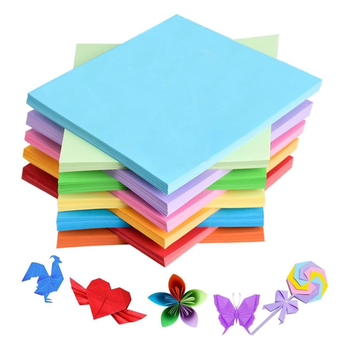 MARKQ 100 Sheets Colored Cardstock, A4 180gsm Thick Color Paper sheets ...
