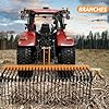 Amazon.com : 60 Inch 3 Point Tractor Rake, Pine Straw Needle Rake ...