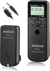 Amazon.com : Wireless Shutter Camera Remote Intervalometer Timer Compatible with Nikon Z7, Z7-II ...