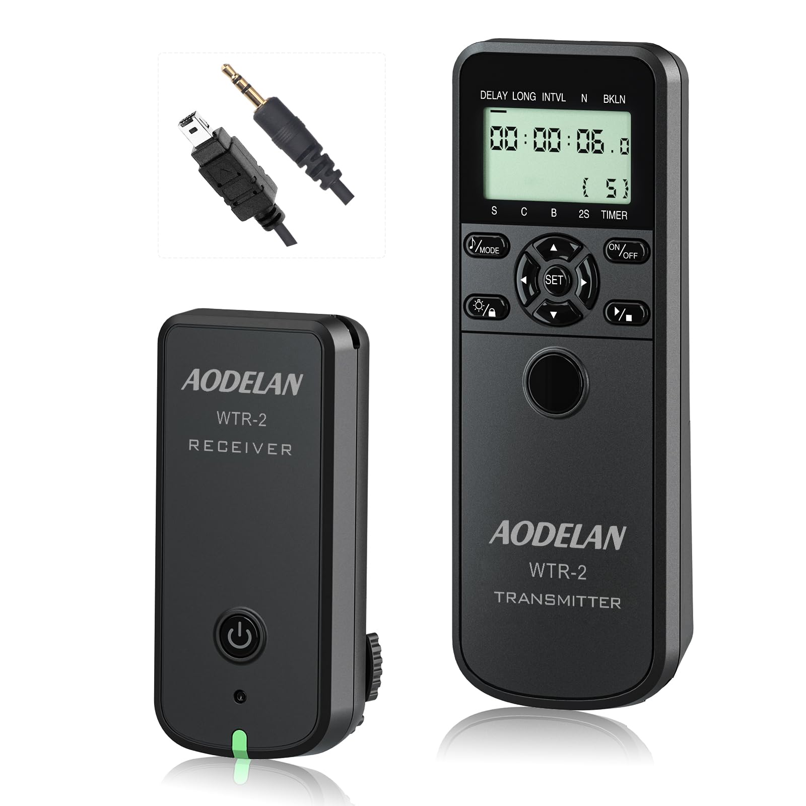 Amazon.com : Wireless Shutter Camera Remote Intervalometer Timer Compatible with Nikon Z7, Z7-II ...