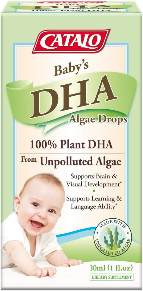 Amazon.com: CATALO - Baby's Algae DHA Drops, Brain and Vision ...