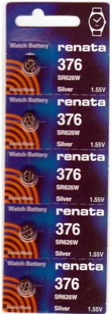 Amazon.com: Renata Batteries 346 / SR712SW Watch Battery (5 Pack ...