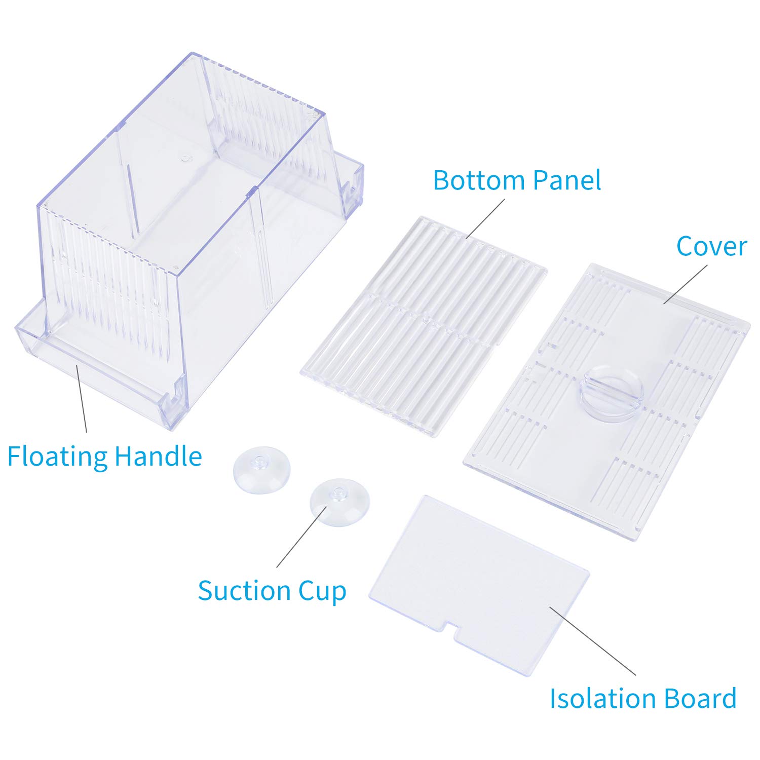 Buy Pawfly Fish Breeding Box Tank Hatchery Incubator Aquarium Isolation ...