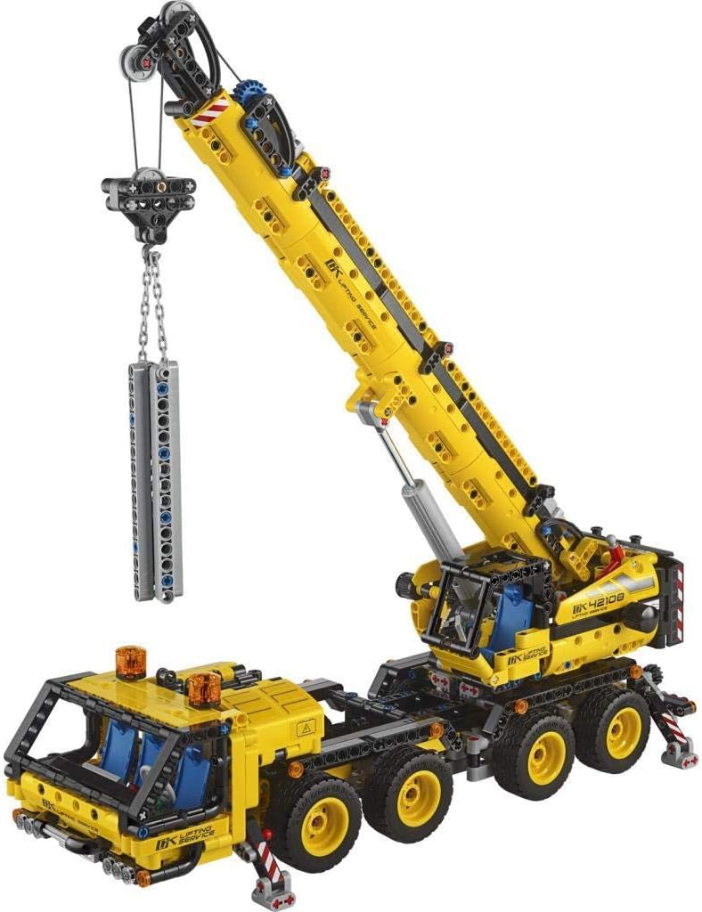 LEGO Technic Mobile Crane 42108 Building Kit, A Super Model Crane to ...