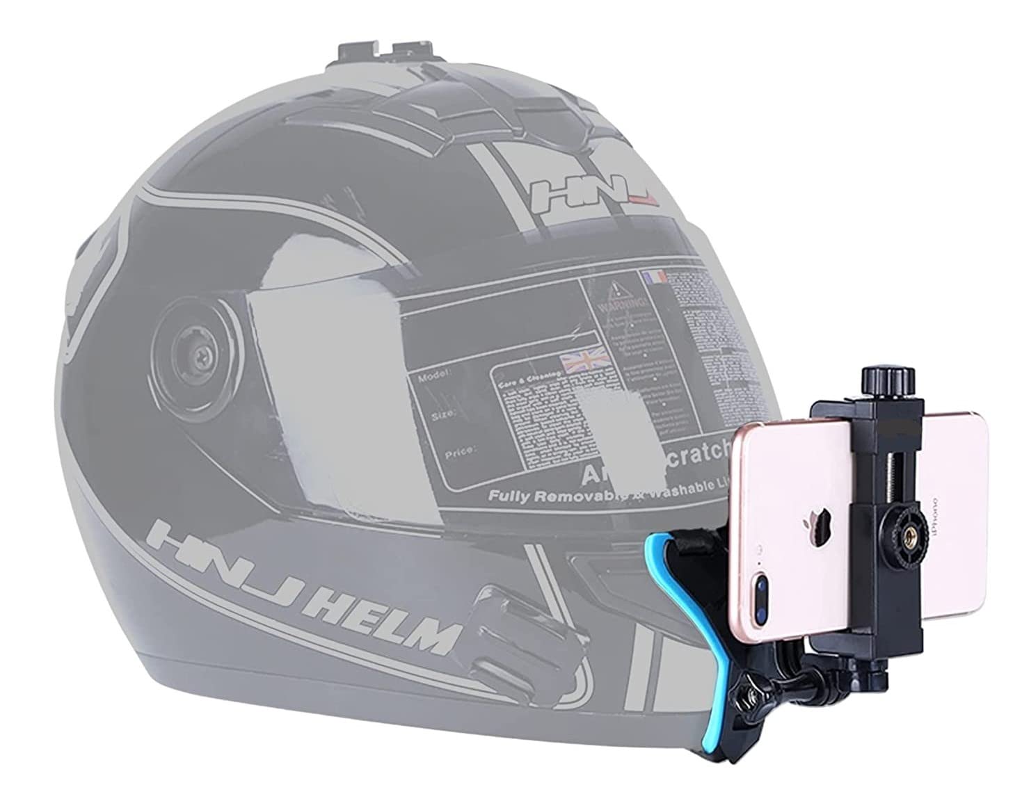 Techmount Bike Helmet Holder Adjustable Chin Strap Mount Action Camera ...