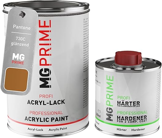 MG PRIME Pantone 730C Brown glossy Acrylic paint 1.5 litre / 1500 ml ...