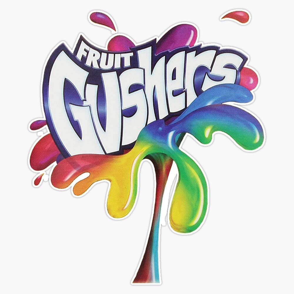 Buy Fruit Gushers 90S Logo Sticker Vinyl Bumper Sticker Decal ...