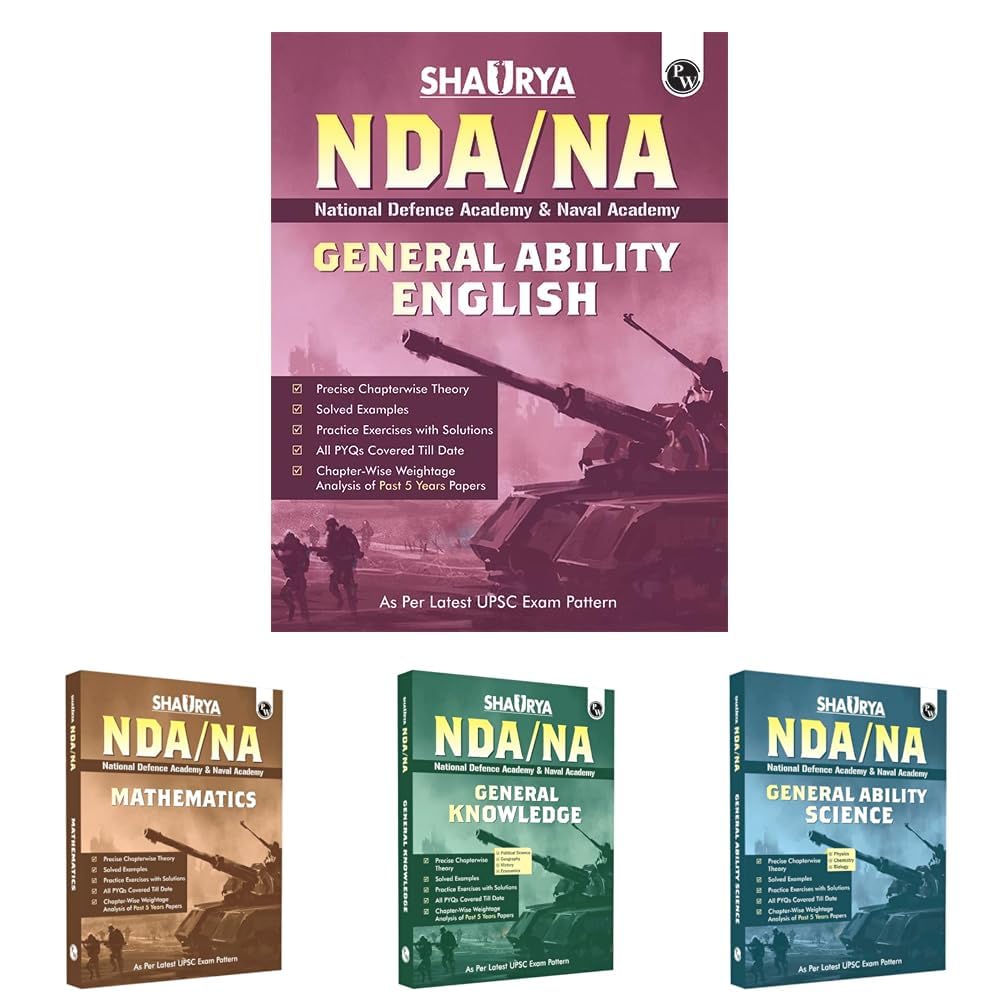 PW Shaurya NDA/NA General Ability Mathematics, General Ability Science ...
