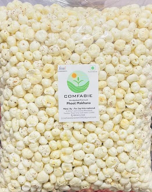 Comfabie Jumbo Handpicked Lotus Seeds/Fox Nuts Big Size Phool Makhana ...