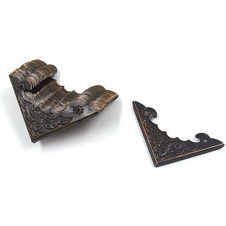 Amazon.com: T Tulead Box Edge Protector Corner Bracket Decorative Iron ...