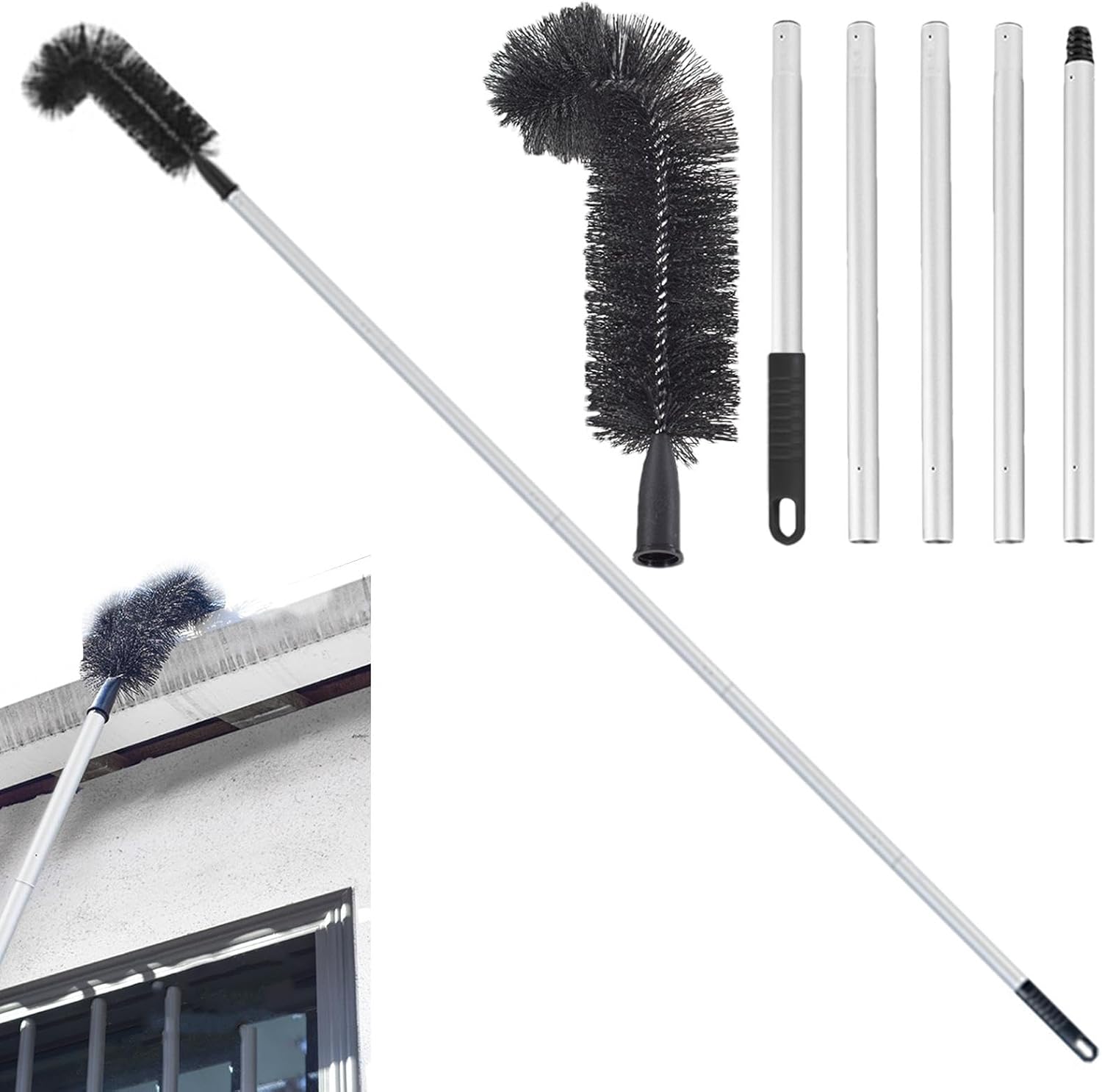 Gutter Brush | Gutter Cleaning Tools | Telescopic Gutter Cleaner ...