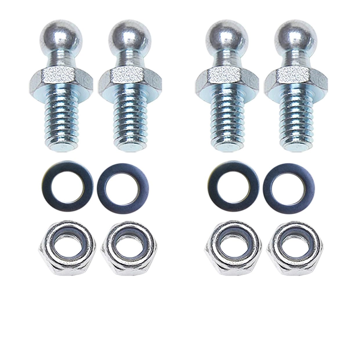 Amazon.com: Gas Spring Mounting Bracket 10mm Ball Studs With Hardware ...