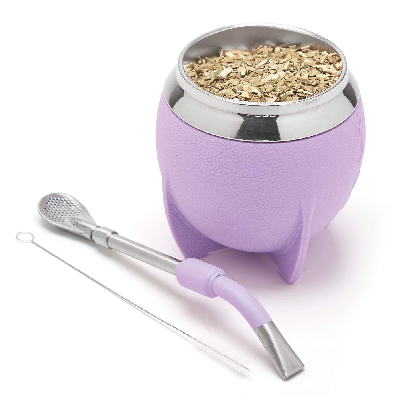 Amazon.com | BALIBETOV Yerba Mate Cup And Bombilla Set, Includes ...