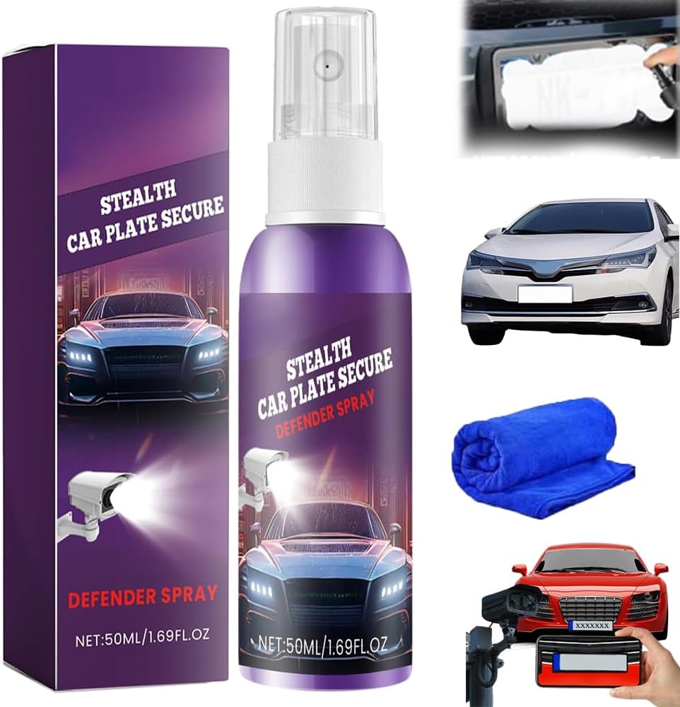 Invisible License Plate Spray, Car License Plate Invisible Spray, High ...