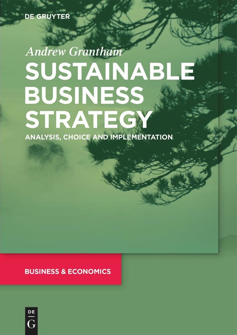 Amazon.com: Sustainable Business Strategy: Analysis, Choice and ...