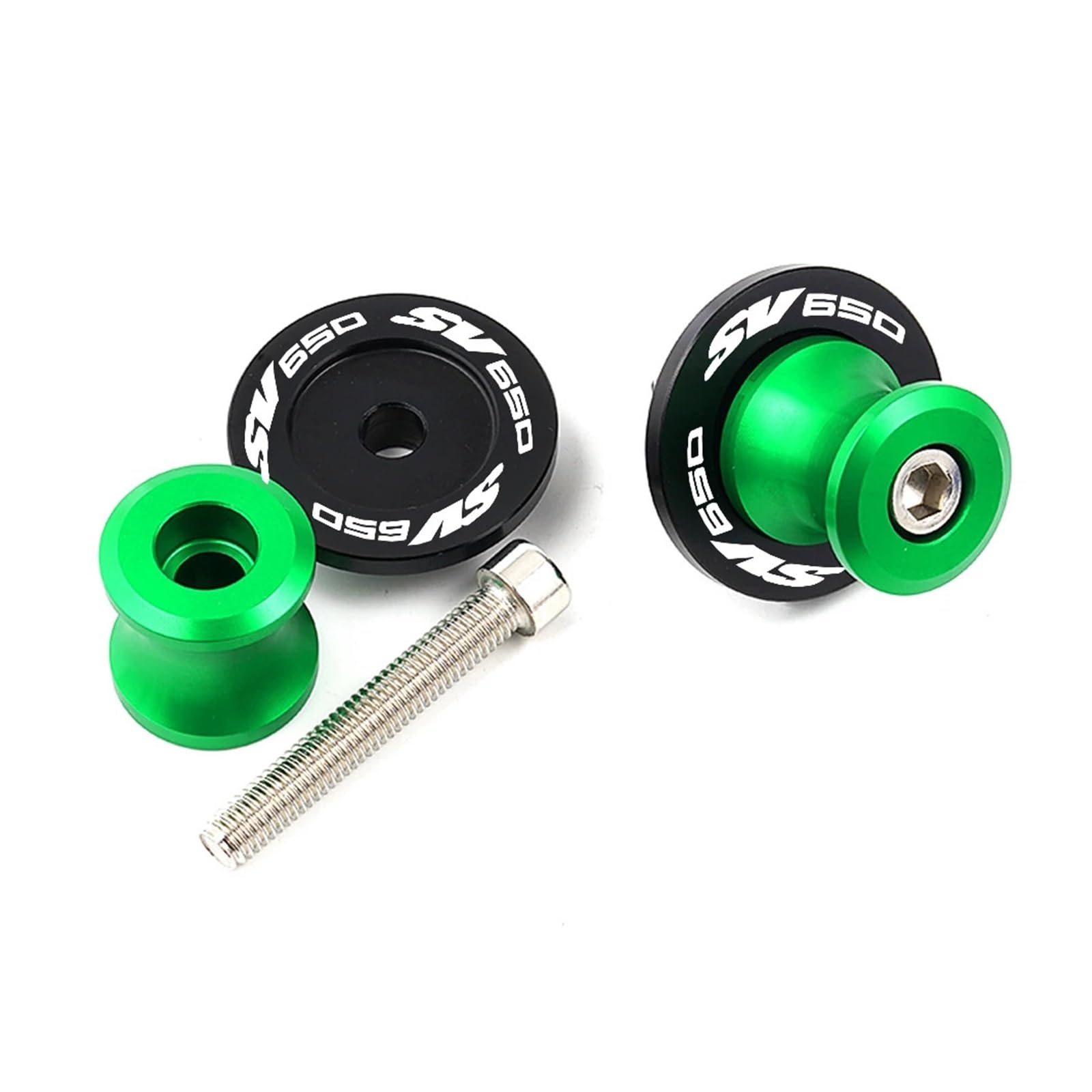 For SUZUKI SV650 1999-2018 M8 Accessories Swingarm Spools Slider Stand ...