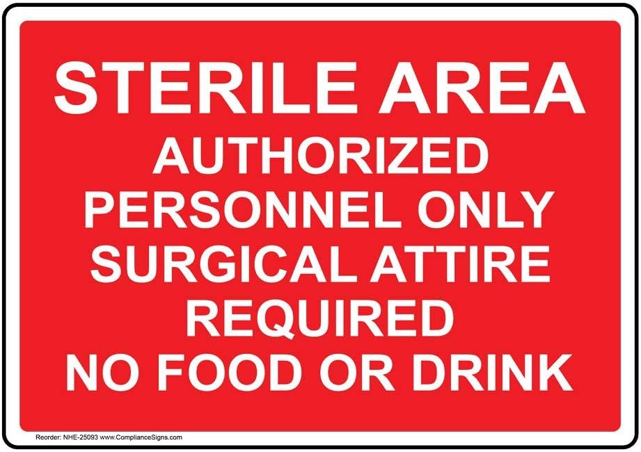 Amazon.com: ComplianceSigns.com Lab Authorized Personnel Only Sign ...