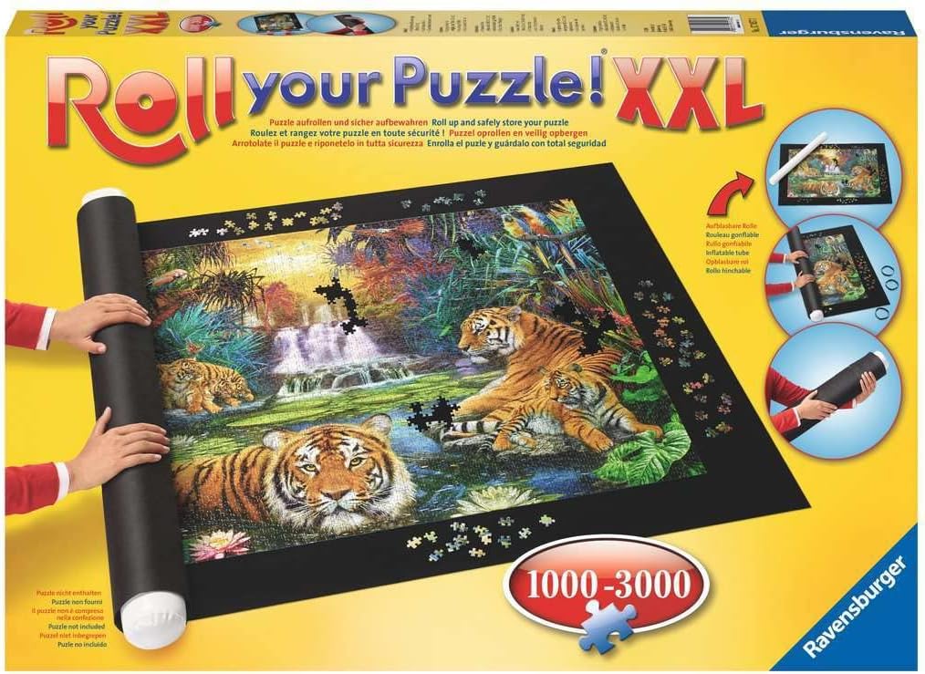 Puzzle Master Jigsaw Roll Mat, Suitable for Puzzles up to 2000 Pieces ...