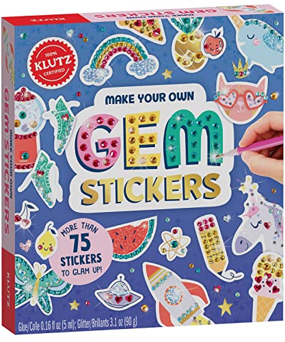 Snapklik.com : Klutz Make Your Own Gem Stickers Craft Kit