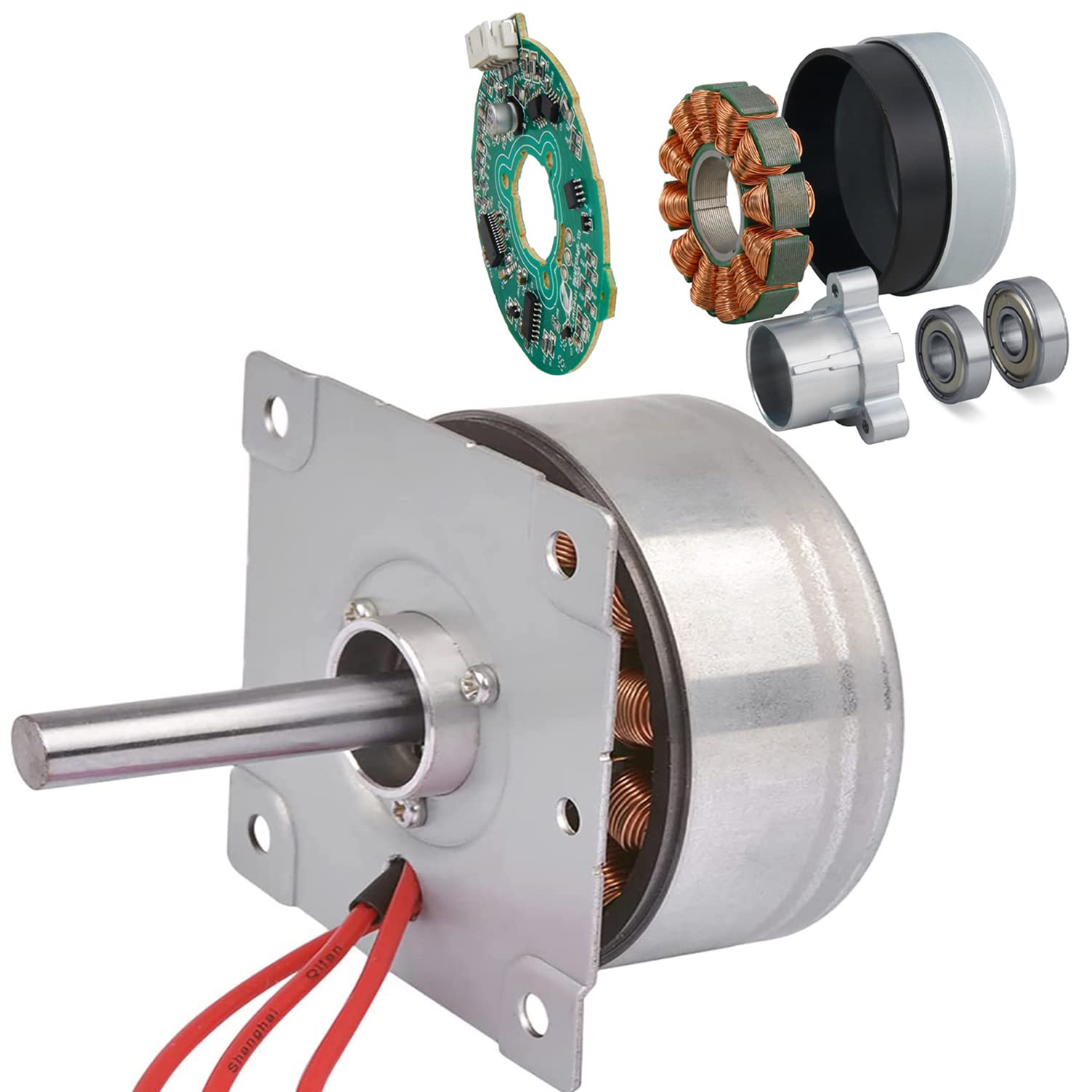 Buy ARSCHUS Three-Phase AC Micro Brushless Generator Mini Wind Hand ...