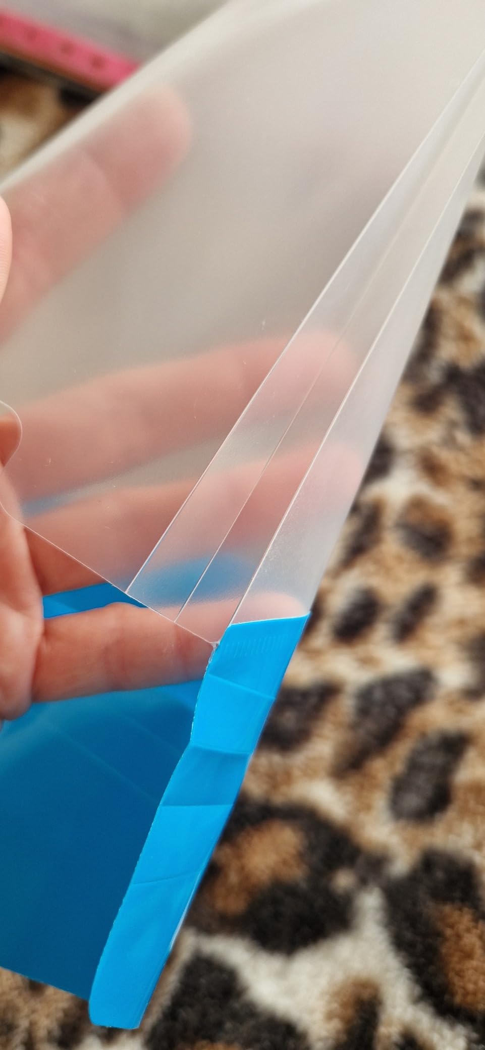 Clear Plastic Wallets A4 Punched Pockets Expandable Plastic Document ...