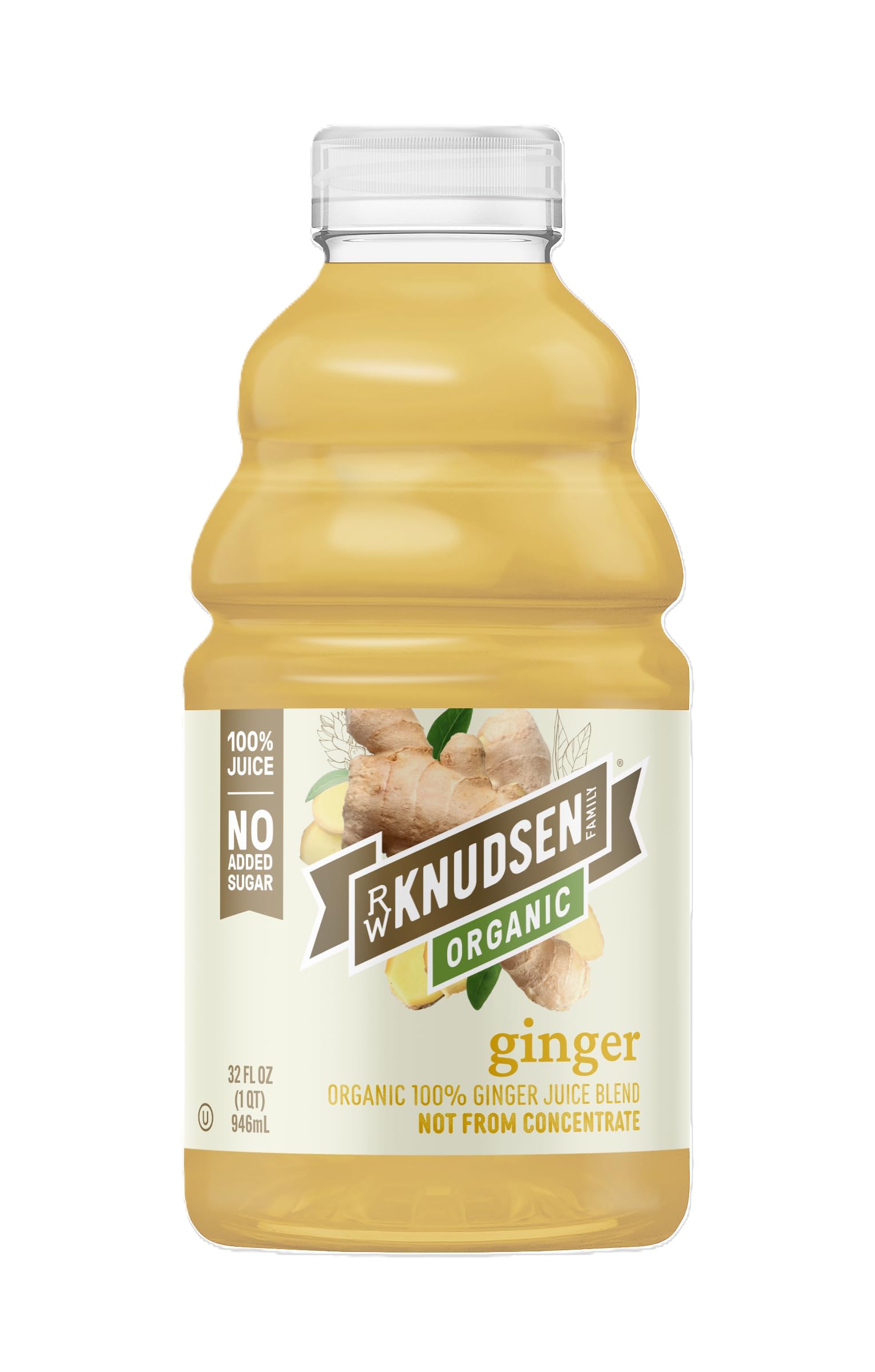 Amazon.com : R.W. Knudsen Organic Ginger Juice Organic, 32 fl oz (Pack ...