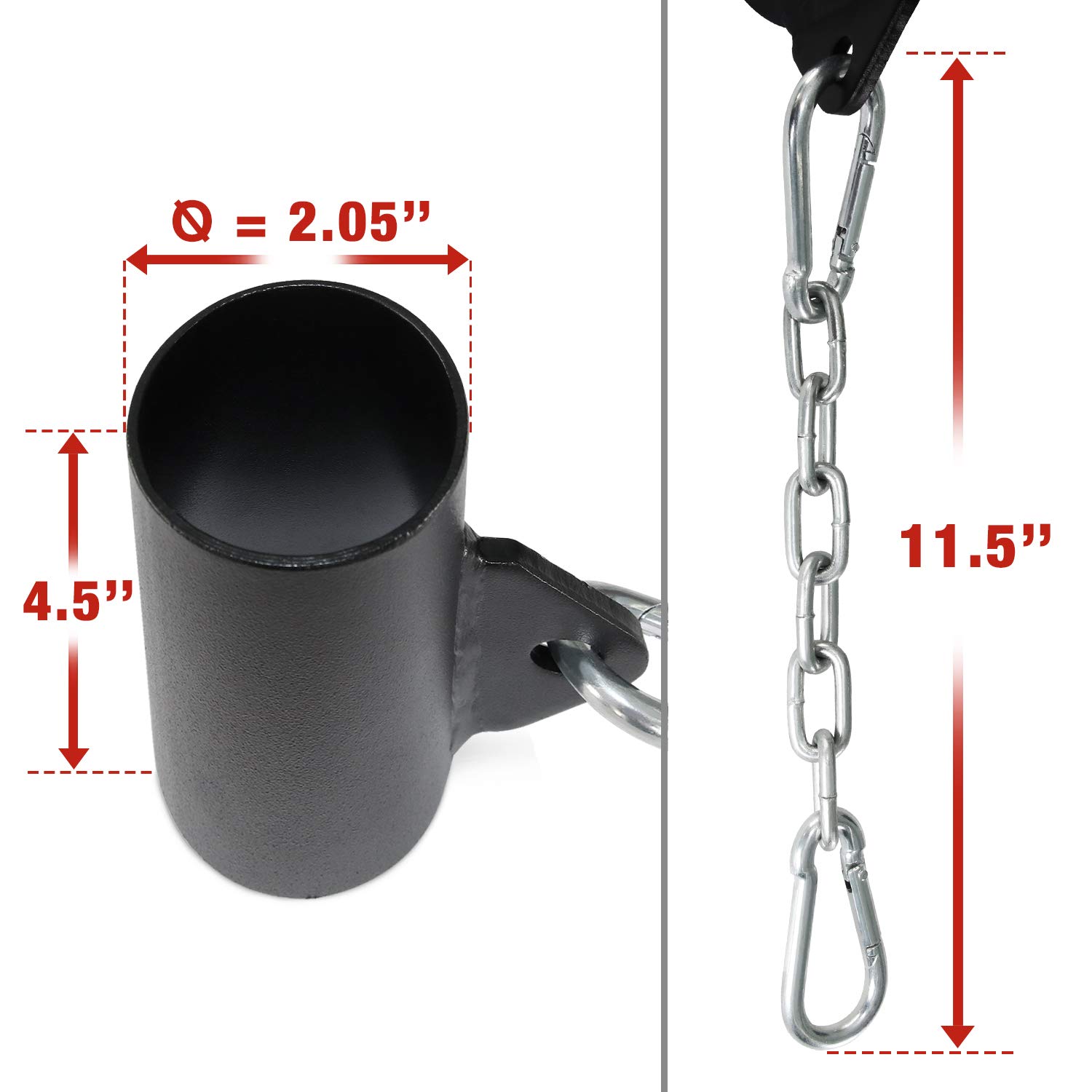 Buy A2ZCARE Single Arm Landmine Handle and Eyelet Landmine Attachment ...