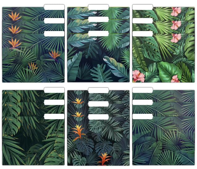 Amazon.com : 12 Pieces Decorative Folders, Decorative File Folders ...