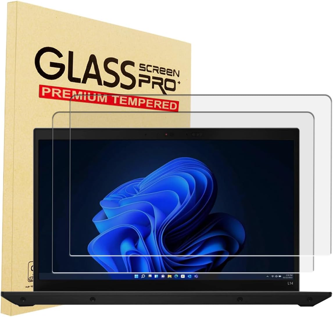 Amazon.com: 2 Pack Tempered Glass Screen Protector For 13.3" Lenovo ...