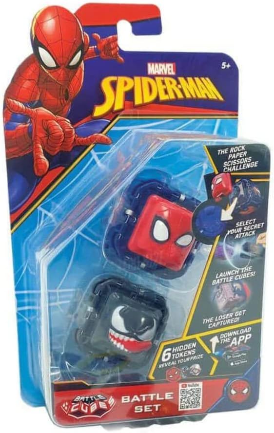 Amazon.com: Marvel Spider-Man - Paquete de 2 cubos de batalla Spider ...