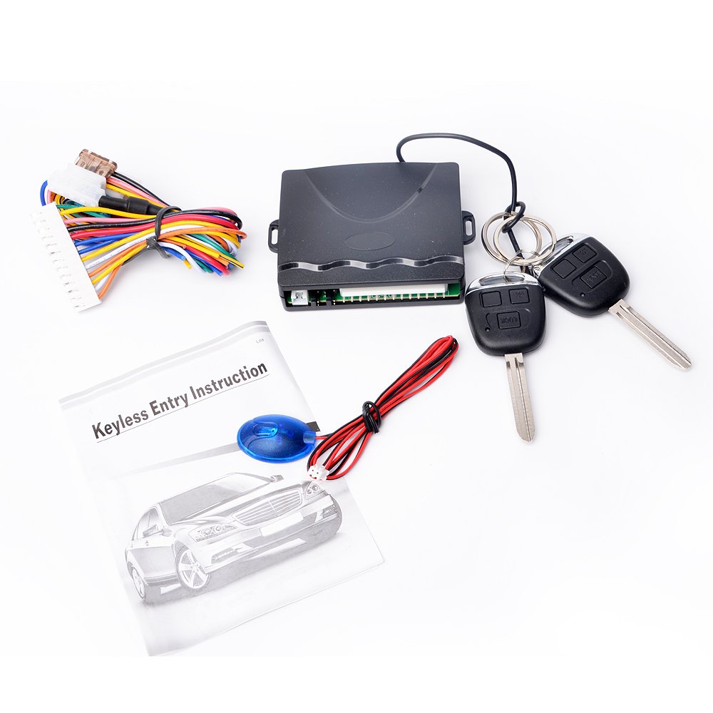 Amazon.co.jp: Universal Keyless Entry Kit Key Type Car Dummy Security ...