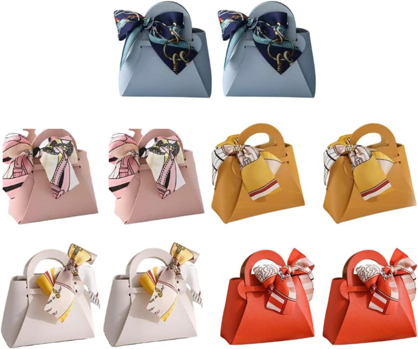 Amazon.com: Leather Gift Bags with Handles, 10 Pcs Gift Bag for ...